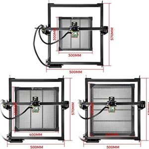 400 * 400mm Honeycomb Laser Bed Honeycomb Working Table Laser Honeycomb for CO2 or Laser Engraver Cutting Machine with Aluminum Plate and Engraving Materials