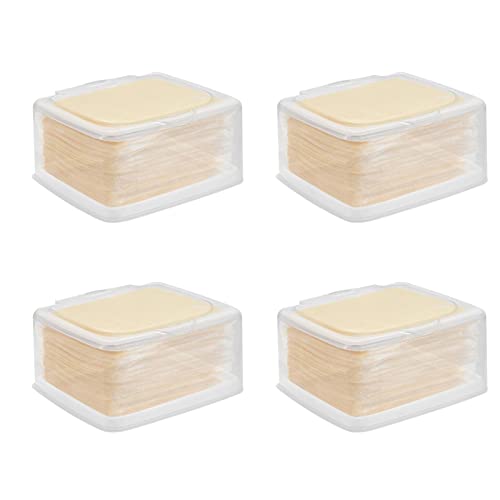 shangjia 4PCS Fridge Cheese Container, Cheese Slice Storage Box, Food Containers with Lids Airtight, Food Preservation Box for Onion Ginger Garlic Cheese Slices, Single