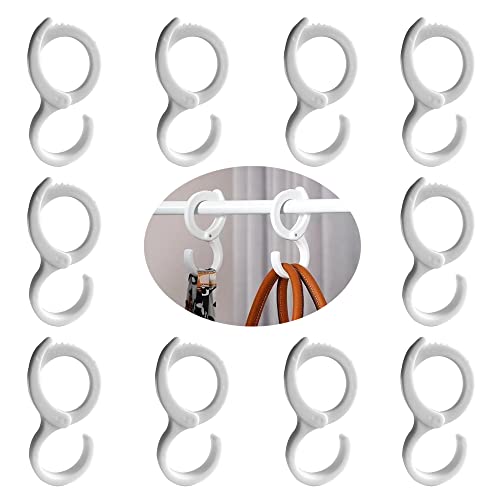 Rrina 10Pcs Windproof Hook, Hanging Hooks, Multi-Purpose Hanging Hooks Hangers,Table Edge Hook,Hook Clip,Hanging Clips Hook