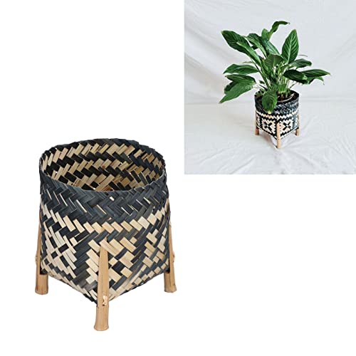 Handwoven Basket, Material Plant Storage Basket for Succulent Plants for Mini Tree for Medium and Small Flower