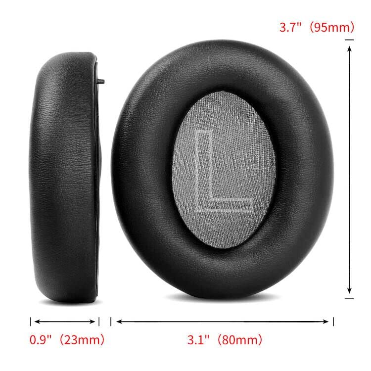 YDYBZB Life Q20 Ear Pads Ear Cushion Headband Covers Replacement Compatible with Anker Soundcore Life Q20 / Q20 BT Headphones ( Protein Leather Earpads )