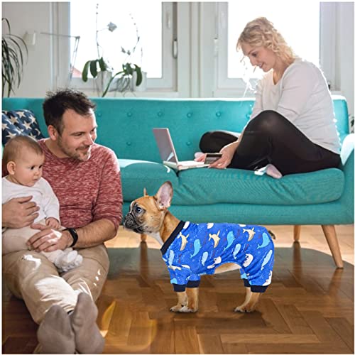 2 Pack Dog Clothes for Small Dogs Boy Girl Fleece Puppy pjs Jammies 4 Leg Dog Pajamas for Chihuahua Yorkie Fall Winter Warm Onesies Jumpsuit Clothing for Pet Dogs Male Female (X-Small Bust 11.02")