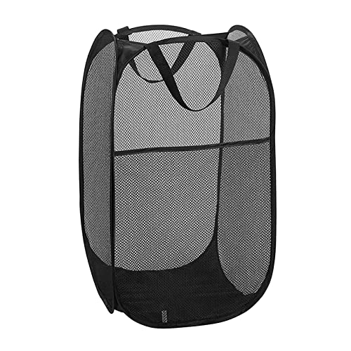 WskLinft Laundry Hamper Multipurpose Breathable Home Sundries Folding Basket Laundry Hamper for Home Black