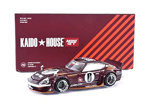 Datsun Fairlady Z S30Z Wide Spec (Dark Red) (by Jun Imai) Kaido House 1/64 Diecast Model Car True Scale Miniatures KHMG023