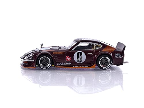 Datsun Fairlady Z S30Z Wide Spec (Dark Red) (by Jun Imai) Kaido House 1/64 Diecast Model Car True Scale Miniatures KHMG023