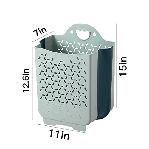 Foldable Plastic Laundry Baskets Wall mounted laundry hamper Waterproof durable and space saving Wall mounted laundry hamper for dorm bedroom bathroom