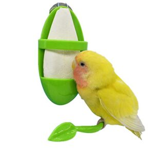 Bird Cuddle Bone Holder,Cuddle Bone Holder for Bird Cage | Cuttlebone Holder Bird Feeding Fruit Bird Cage Accessories Parrot Standing