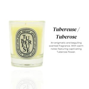 Diptyque Set of 5 35g Small Scented Candles Limited Edition Holiday Gift Set:: Baies / Berries, Roses, Figuier / Fig Tree, Ambre / Amber and Tubéreuse / Tuberose