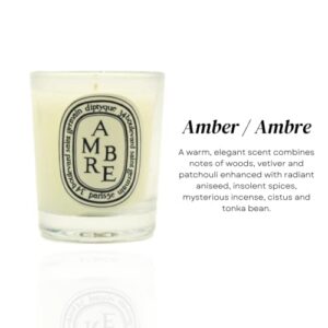 Diptyque Set of 5 35g Small Scented Candles Limited Edition Holiday Gift Set:: Baies / Berries, Roses, Figuier / Fig Tree, Ambre / Amber and Tubéreuse / Tuberose