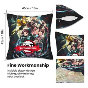 2 PCS Anime Blanket Soft Throw Blanket with Anime Pillow Case,3D Printed Japanese Anime Fuzzy Blanket Cozy Blanket for Sofa Office Outdoor Picnic Travel