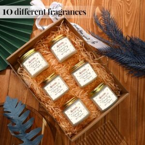 10 Pcs You are Awesome Candles Thank You Candle Gifts 3.5 oz Inspirational Gifts Employee Appreciation Gift for Women Thanksgiving Christmas Nurses Student Gifts Teachers Volunteers (Frosted Glass)