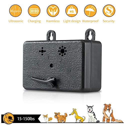 Anti Barking Device,Ultrasonic Dog Bark Control Devices 50FT Range Outdoor Indoor, Stop Barking Deterrent Devices 4 Modes Bark Box Dogs Sonic Sound Silencer Safe for Human & Dogs