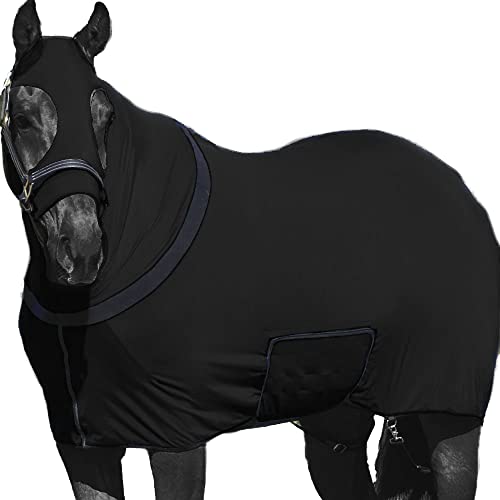 RESISTANCE Full Body Slinky with Full Zipper Black Hood and Belly Wrap and Different Sizes (X-Large)