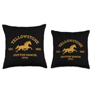 Y Yellowstone Yellowstone Dutton Ranch Horse Logo Throw Pillow, 16x16, Multicolor