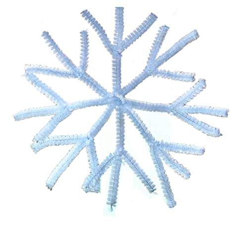 White Pipe Cleaners Chenille Stems 200 Pieces for DIY Art Craft Decorations Creative (0.24 x 12 Inch)