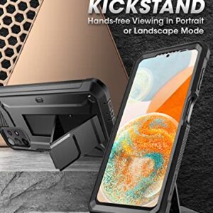 SUPCASE Unicorn Beetle Pro Case for Samsung Galaxy A23 4G/5G (2022), Full-Body Rugged Belt-Clip & Kickstand Case with Built-in Screen Protector (Black)