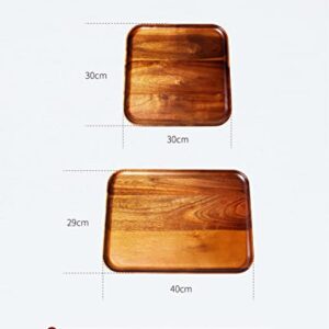 Acacia Wooden Tray Serving Natural Acacia Wood Tray, Wooden Cheese Plate, for Serving, Multipurpose Tray (Big Size)