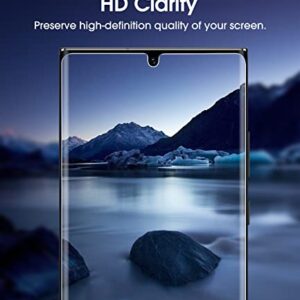 amFilm [2+2 Pack Compatible with Samsung Galaxy S23 Ultra Screen Protector n Camera Lens Protector 5G 6.8", Fingerprint ID Compatible, with Easy Installation Tool, HD Clear, TPU Film Full Coverage