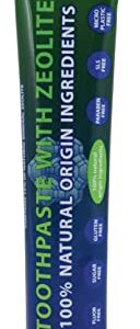 Zeolite Toothpaste | 2.5 fl oz - 75 ml | Fluor-Free | 100% Natural Origin Ingredients | 15% Natural Mineral Zeolite | Heiltropfen®