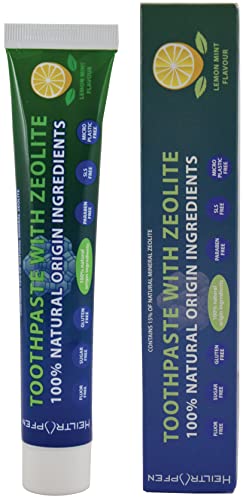 Zeolite Toothpaste | 2.5 fl oz - 75 ml | Fluor-Free | 100% Natural Origin Ingredients | 15% Natural Mineral Zeolite | Heiltropfen®