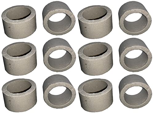 Aquarium Plant Weight Ceramic Ring / Pot 12 Pack Plant Anchor Anti Floating Plants Water Plants Fix Ring Aquarium Plant Weights Pot by Awesome Aquatic (12 Pack Rings)