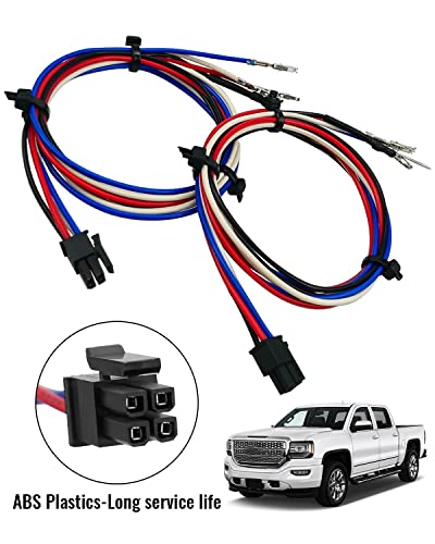 EMIHO Tow Mirrors Wiring Harness Fit for Chevy Silverado GMC Sierra 1500 2500HD 2014-2018 Cargo Running Turn Signals Light, 2 Pcs