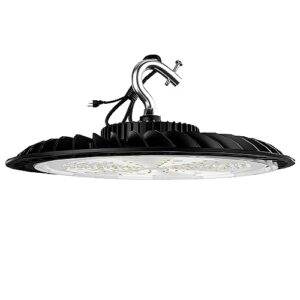 bulbeats 200w led high bay light 28000lm (eqv.800w mh/hps) 5000k etl listed high bay led light, coomercial grade with us plug ufo high bay light for commercial warehouse/barn/wet location