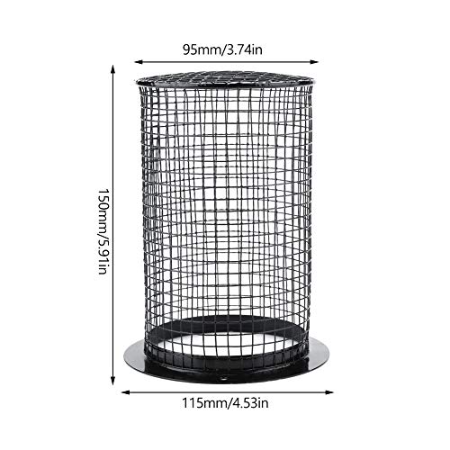 plplaaoo Square Reptile Protection Lampshades, Reptile Anti Scald Lamp Cover, Reptile Heater Lamp Guard, Lampshade Mesh Cover, Reptile Lamp Cover for Reptile Lizards Spider Scorpion