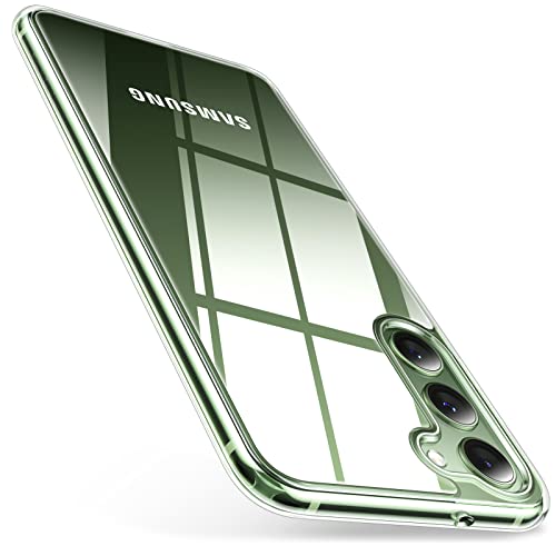 TORRAS Diamond Clear Compatible for Samsung Galaxy S23+ Plus Case 6.6 inch, Non-Yellowing, Shockproof Protective Military Grade Drop Tested, Hard Back Slim Thin Clear Case for S23 Plus 2023, Clear