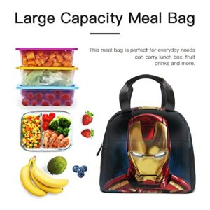 MNBVCX Insulated Portable Lunch Bag Comics Lunch Box Outdoor Lunch Pail for Men Women Picnic Beach Travel