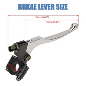 XIKOBY Universal Left Brake Handle Clutch Lever Perch for CT200U-EX CT200U BT200X CT100U CC100X Baja Warrior MB165 MB200 Motovox MBX10 196cc 212cc 6.5HP Mini Bike Parts CRF50 CRF70 XR50 Pit Dirt Bike