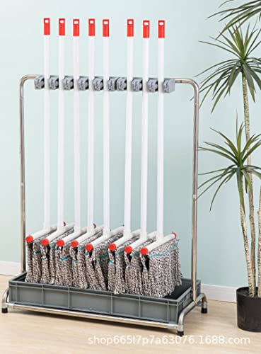 MBETA Mop Hook Removable Broom mop Rack Floor Type mop Rack Storage Device Stainless Steel mop Stand mop Rack