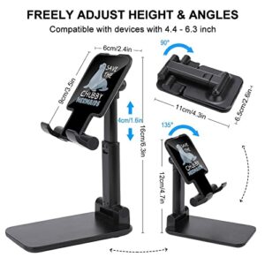 Save The Manatee Foldable Desktop Cell Phone Holder Portable Adjustable Stand for Travel Desk Accessories