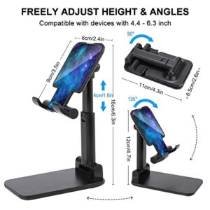 Space Galaxy Foldable Desktop Cell Phone Holder Portable Adjustable Stand for Travel Desk Accessories