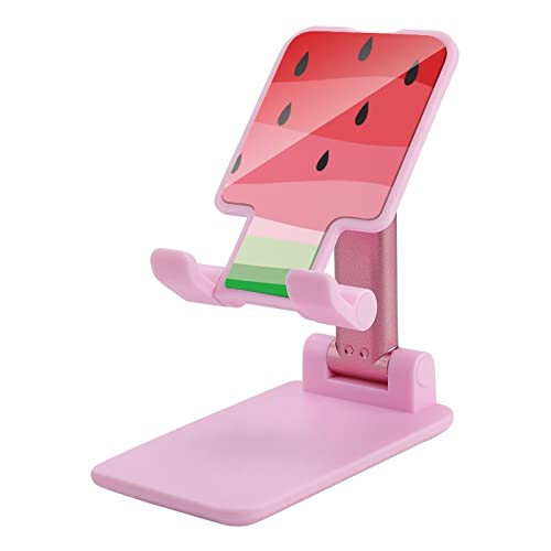 Funny Watermelon Rain Foldable Desktop Cell Phone Holder Portable Adjustable Stand for Travel Desk Accessories