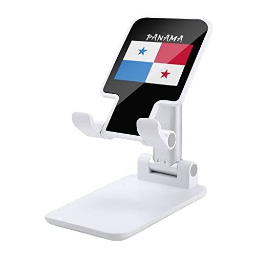 Flag of Panama Foldable Desktop Cell Phone Holder Portable Adjustable Stand for Travel Desk Accessories