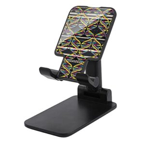 dna spiral foldable desktop cell phone holder portable adjustable stand for travel desk accessories