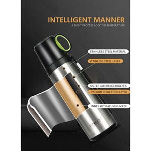 MMLLZEL Thermos Bottle Stainless Steel Vacuum Flask Travel Coffee Thermo Mug School Insulated Home Cup (Color : D)