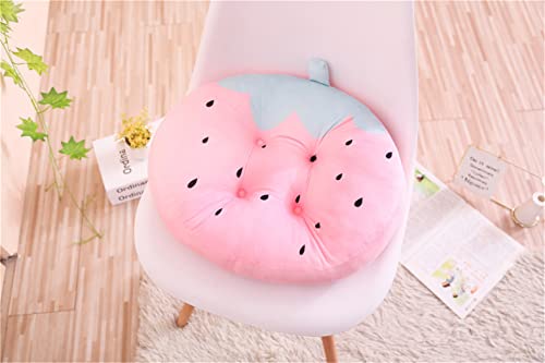 LICHENHAO Flower Cushion Pillow Bolster Throw Pillow Sofa Cushion Car seat Cushion Chair Cushion (Strawberry, 17.7in×18.8in)