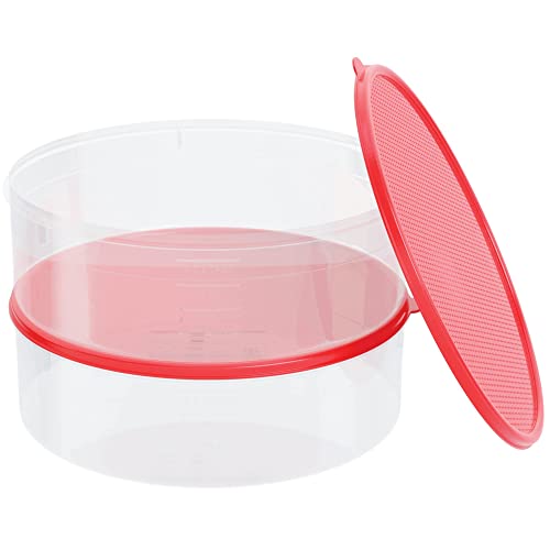 2 Pack Pie Carrier Cake Storage Container with Lid | 10.5" Large Round Plastic Cupcake Cheesecake Muffin Flan Cookie Tortilla Holder Storage Containers Airtight | Pie Keeper Transport Container