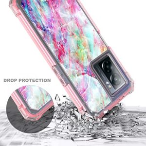 NZND Compatible with OnePlus Nord N300 5G Case with [Built-in Screen Protector], Full-Body Protective Shockproof Rugged Bumper Cover, Impact Resist Durable Phone Case (Fantasy)