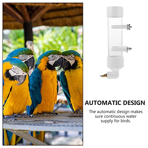 POPETPOP Bird Water Dispenser, Bird Water Automatic Bottle Automatic Water Drinker, Bird Drinker Waterer Parakeet Water Bottle Parrot Parrot Feeding Bottle Water Dispenser Bird Cage Supplies