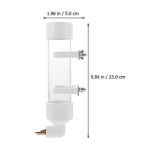 POPETPOP Bird Water Dispenser, Bird Water Automatic Bottle Automatic Water Drinker, Bird Drinker Waterer Parakeet Water Bottle Parrot Parrot Feeding Bottle Water Dispenser Bird Cage Supplies