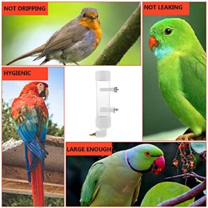 POPETPOP Bird Water Dispenser, Bird Water Automatic Bottle Automatic Water Drinker, Bird Drinker Waterer Parakeet Water Bottle Parrot Parrot Feeding Bottle Water Dispenser Bird Cage Supplies