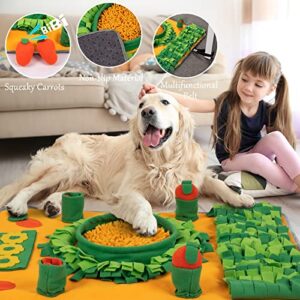 STEFE Snuffle Mat for Dogs, Interactive Dog Puzzle Toys, Stress Relief Sniff Mat for Small, Medium and Large Dogs, Feeding Mat for Smell Training and Slow Eating, Encourages Natural Foraging Skills.