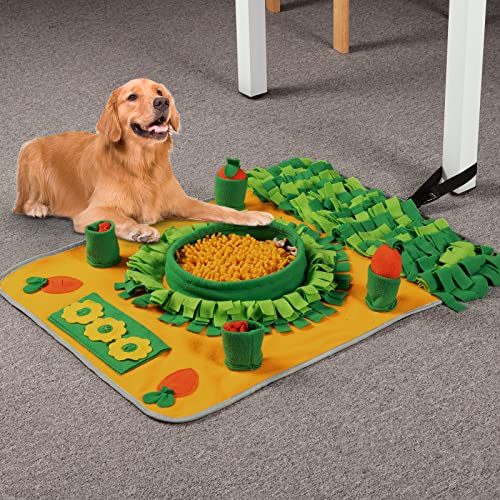 STEFE Snuffle Mat for Dogs, Interactive Dog Puzzle Toys, Stress Relief Sniff Mat for Small, Medium and Large Dogs, Feeding Mat for Smell Training and Slow Eating, Encourages Natural Foraging Skills.