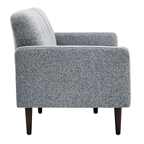 CHITA Mid-Century Sofas Furniture 73.2''W Fabric Sofa Couch Sets for Living Room Apartment, Grey (Multi-Colored)