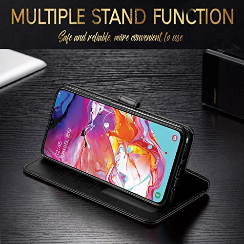 STARSHOP Motorola Moto G Stylus 5G 2022 Phone Case, with [Tempered Glass Screen Protector Included] PU Leather Wallet Shockproof Cover Kickstand with Card Holder Slots & Magnet Closure -Black