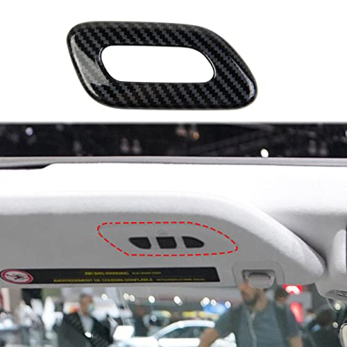 crosselec Carbon Fiber Sun Visor Button Cover Trim for Chevrolet Corvette C8 2020-2023