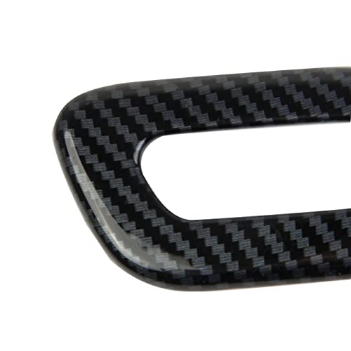 crosselec Carbon Fiber Sun Visor Button Cover Trim for Chevrolet Corvette C8 2020-2023